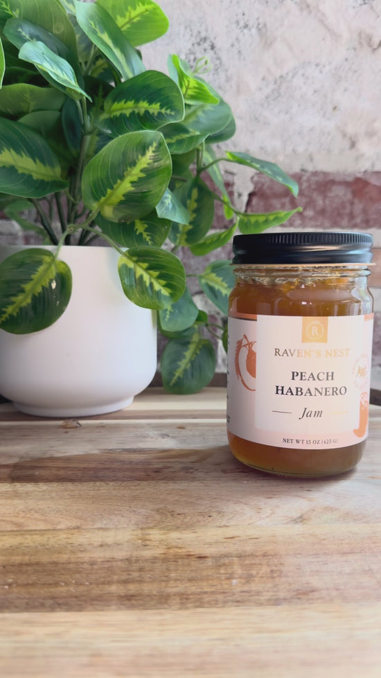 Peach Habanero Jam - Raven's Original Homemade Gourmet